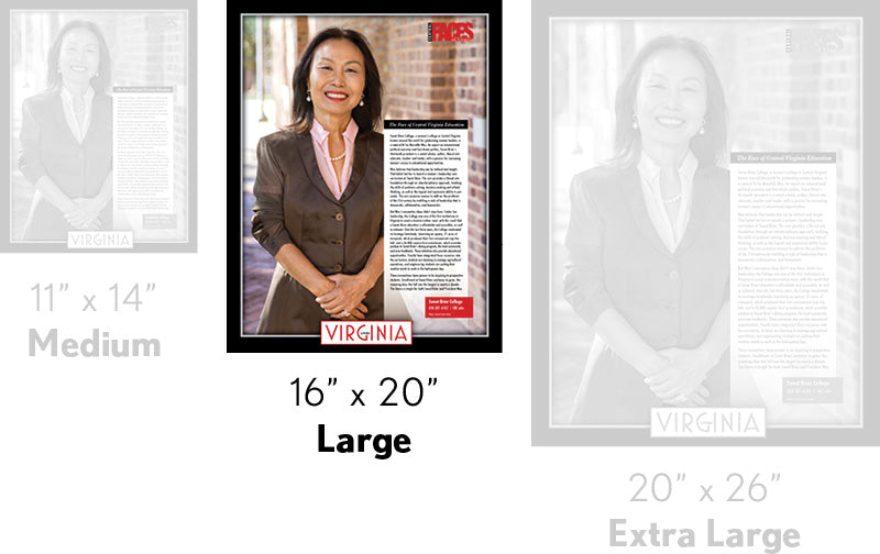 Official FACES Profile 2021 Plaque, L (16" x 20")