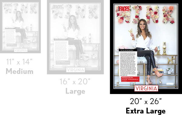 Official FACES Profile 2020 Plaque, XL (26" x 20")